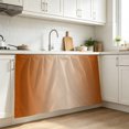 Burnt Orange Cabinet Curtains Ombre Solid Color Gradient Modern Art ...