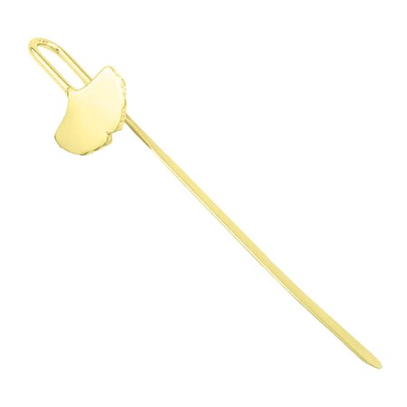 Almond Leaf Bookmark Ginkgo Leaf Shaped Engraved Metal Bookmark Durable ...