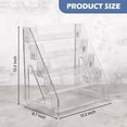 2 Pack Upgraded 5 Tier Acrylic Card Display Stand, Clear Display for ...