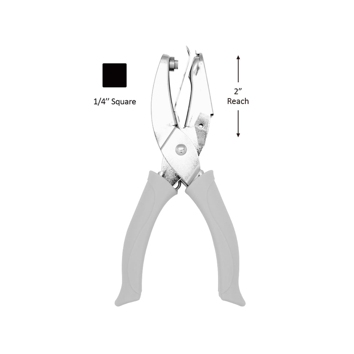 Bira Craft 1/4" Square 2 inch Reach Hand Punch Craft Punch for Paper ...