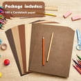 100 Sheets 5 Shades Cardstock Paper 8.5 x 11 Inches 180gsm Solid Core ...