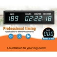 "Btbsign 1.8"" Digital Timer, 9 Digits Large LED Countdown up Days ...