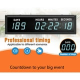 "Btbsign 1.8"" Digital Timer, 9 Digits Large LED Countdown up Days Clock for Events" - Walmart.com