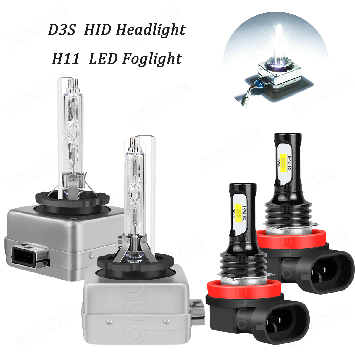 CIPA Spectras Xenon H11 Blue Halogen Headlight Bulbs - Walmart.com