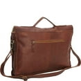 Sharo Soft Leather Laptop Messenger Bag and Brief Extra Wide for 17" Laptop - Walmart.com