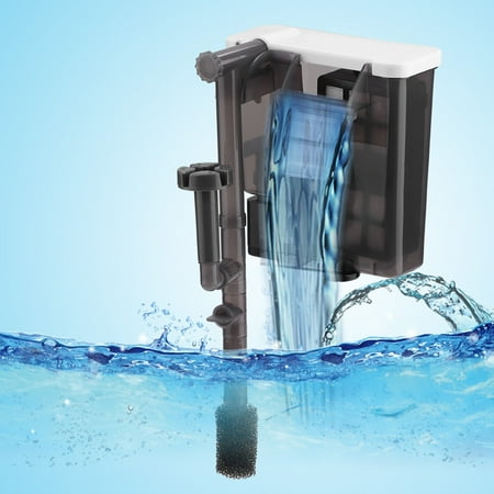 3 In 1 Aquarium Hang On Waterfall Filter, Aquarium Hang On Filter, Pets ...
