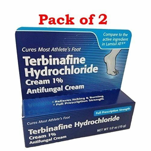 Taro Terbinafine Hydrochloride Cream, 1%, 0.5oz(2 Pack) - Walmart.com