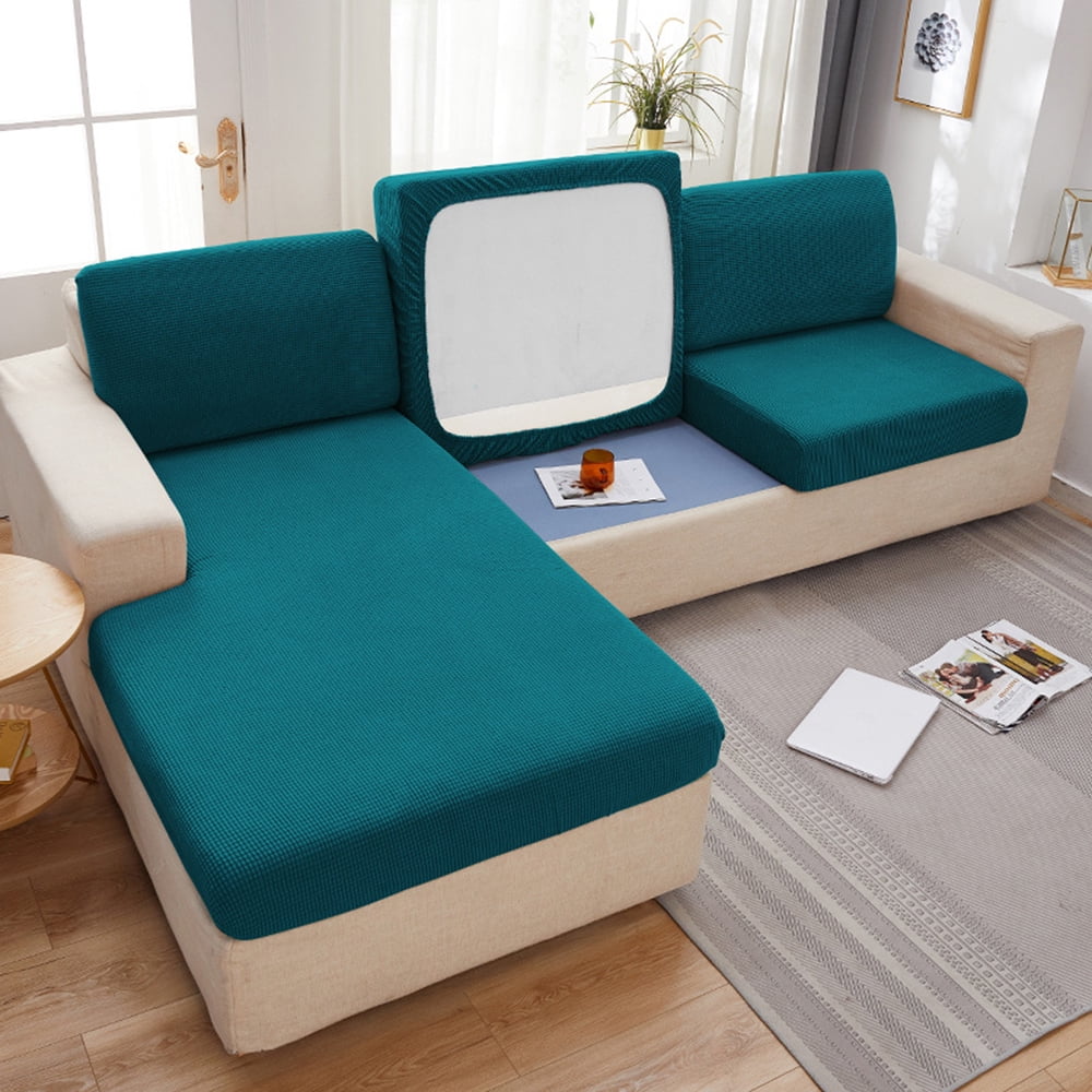 CJC L-Shaped Sectional Sofa Cover, Wear-Resistant Couch Cushion ...