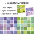 Color Paper Cube Mini Memo Papers Pads Note Paper Reminders Non