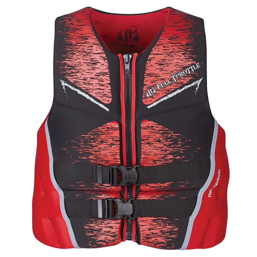 Full Throttle 142500-100-040-19 Rapid-Dry Life Vest - Men's, Large Red ...