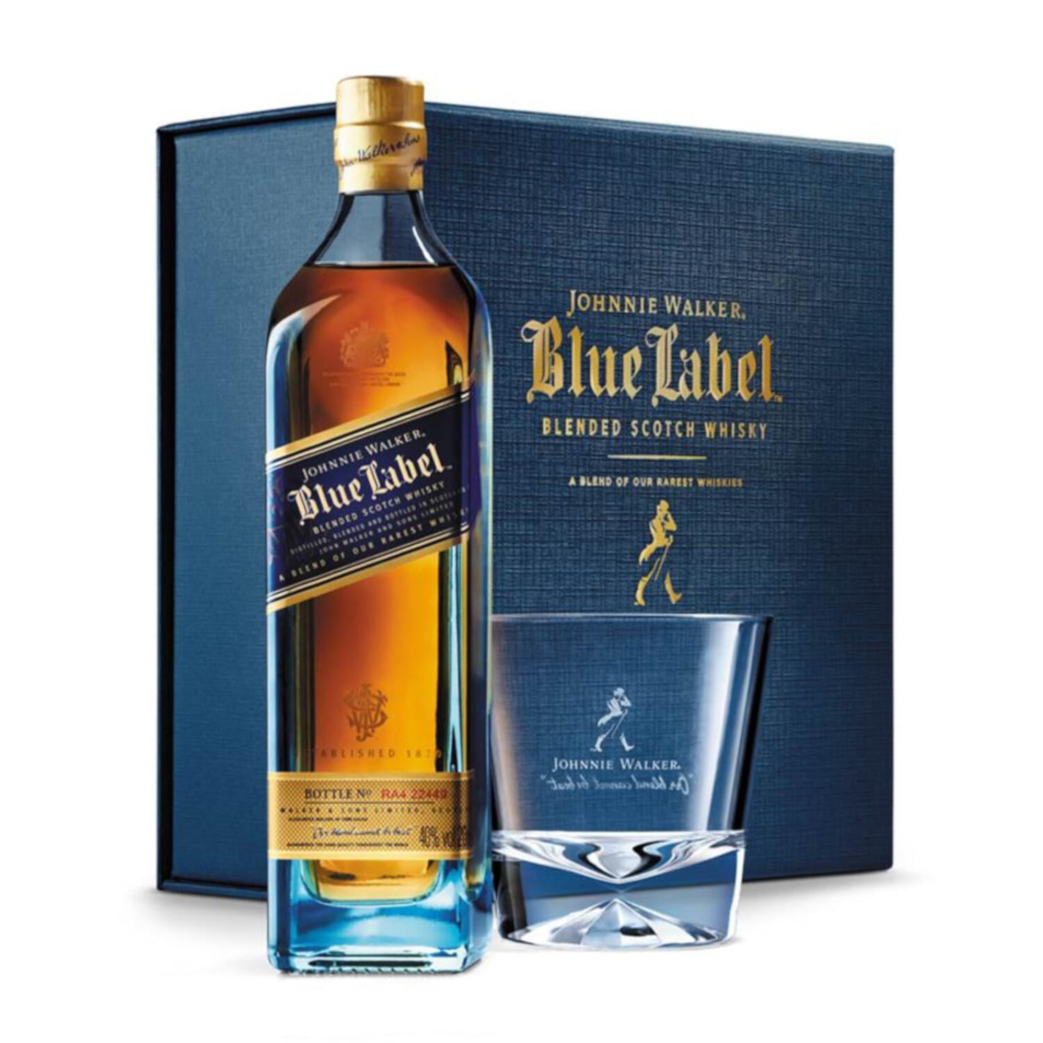 Whisky Johnnie Walker Blue Label C/Vaso 200 ml Johnnie Walker Blue ...