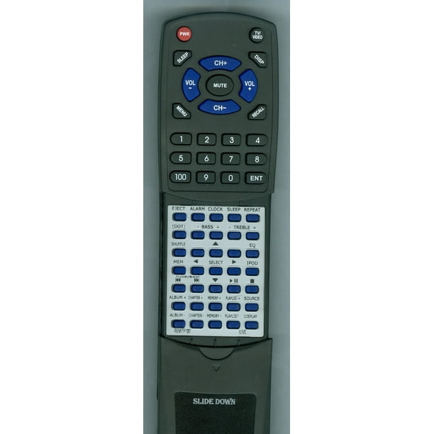 Replacement Remote for iLive REM-ITP180, REM-ITP280B, ITP180B - Walmart.com