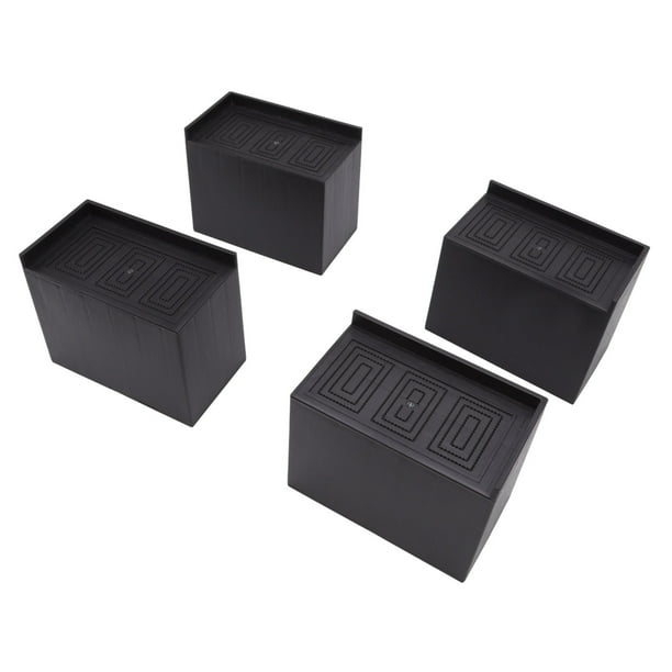 Huge Bed Riser, Squared 5in Enlarged Widened Heavy Duty Riser With Pad ...