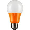 Diodesy- Pack of 2 A19/3W/O/LED Orange LED Light Bulb, Colored Light ...
