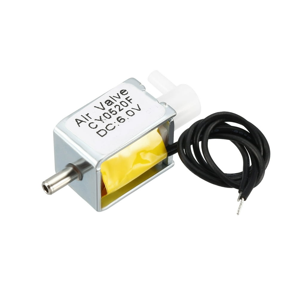 Miniature Solenoid Valve 2 Positions 3 Ways DC 6V 0.38A Air Solenoid ...