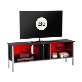 Farmhouse TV Cabinet for 65 Inch TV, Double L-Shaped TV Stand, Large ...