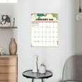 Hoowood 2026 Wall Calendar Monthly Modern Hanging Calendar with Large ...