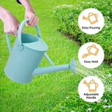 Metal Watering Can for Outdoor Plants, Galvanized Steel Watering Can ...