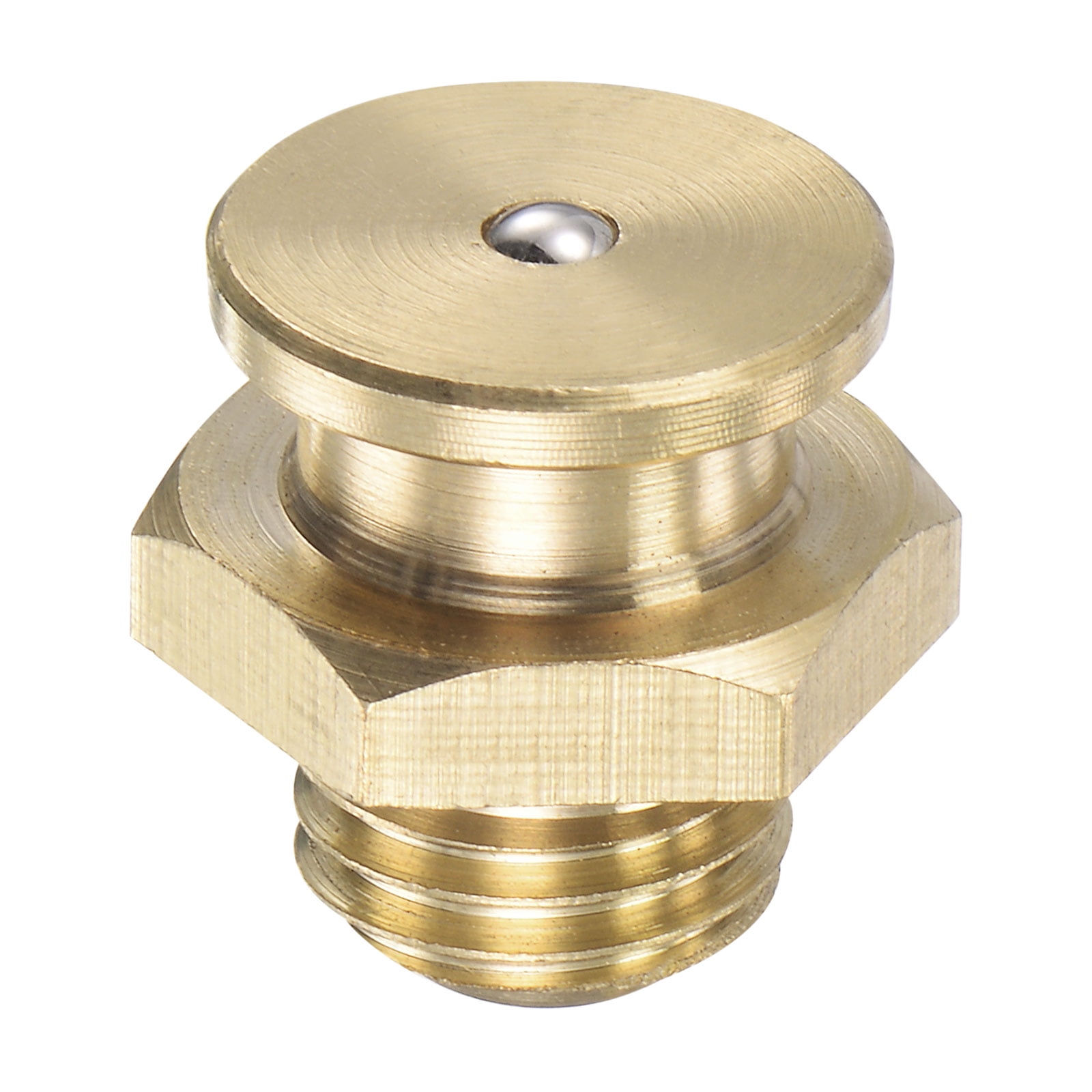 Uxcell M12x1.5 Male Thread Brass Push Button Grease Oil Cup - Walmart.com