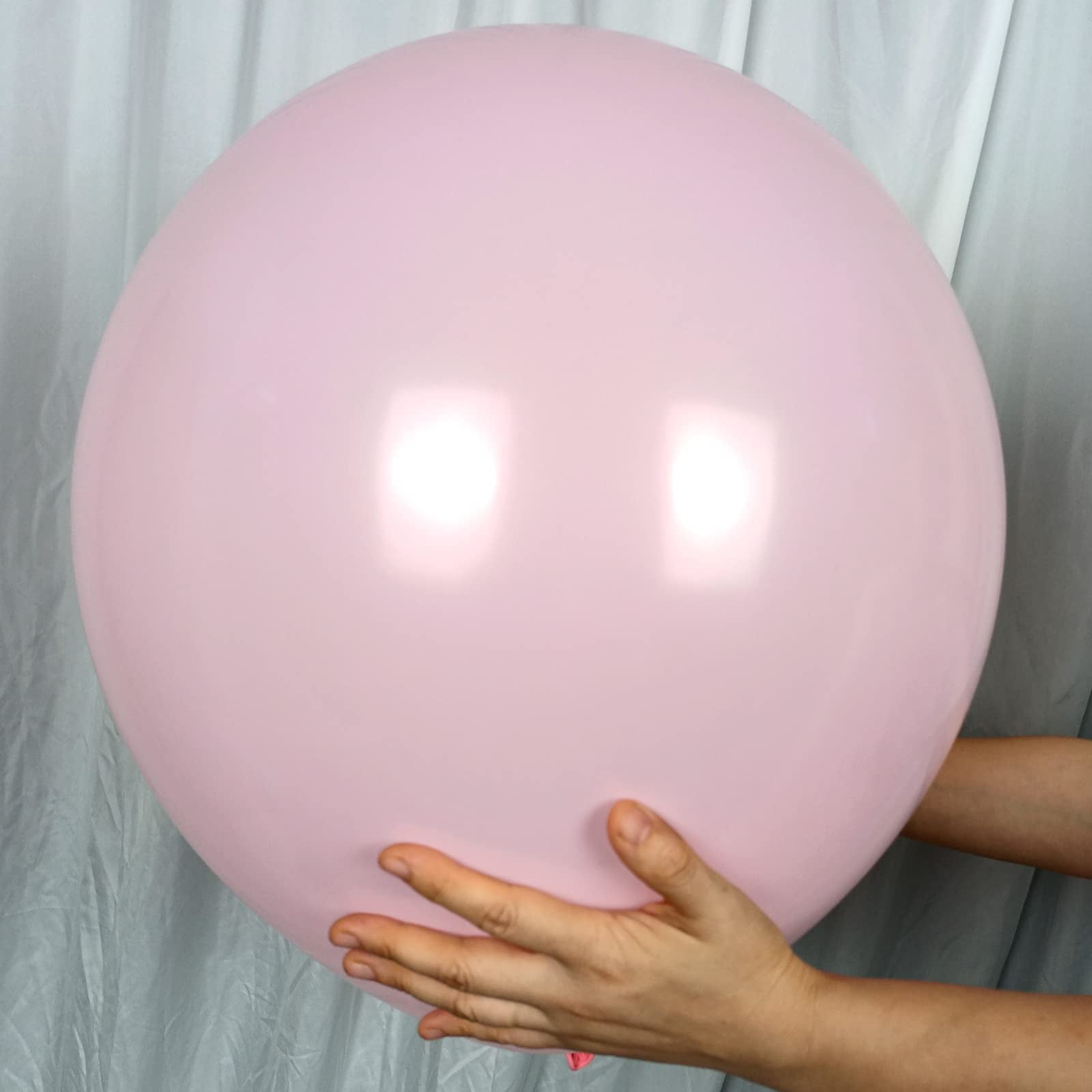 18 Inch 10 Pack Pink Balloons KIRIKOU Big Large Round Helium Thick ...
