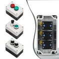 Push button switch control box 22mm inch with button waterproof and ...