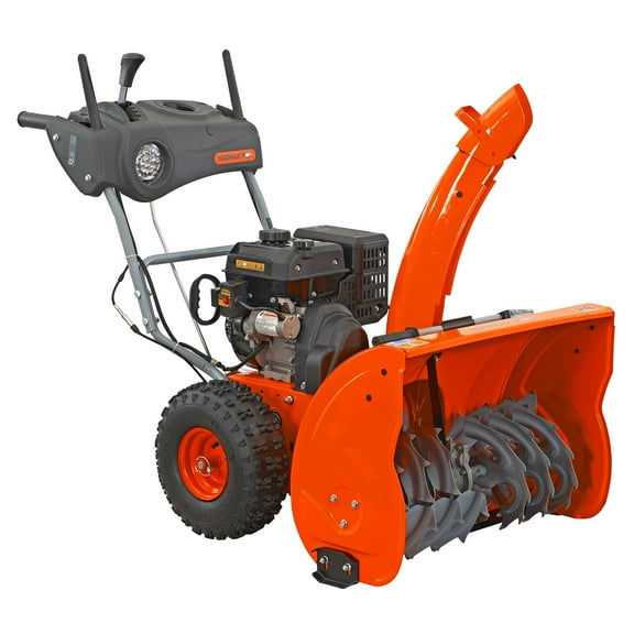 Amerisun 24" Self-Propelled Gas Snow Blower, 212 cc, 4-Cycle Two-Stage ...