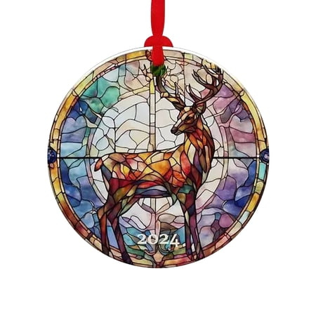 Rbaofujie Christmas Decorations Indoor Christmas Acrylic Pendant ...