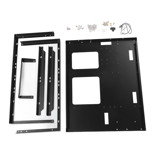 ATX Open Chassis Case Rack, DIY Assembled Powerful Cooling Steel Plate ...