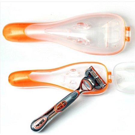 Men's Razor Blades Holder Box Manual Shaver Organizer Storage | Walmart ...