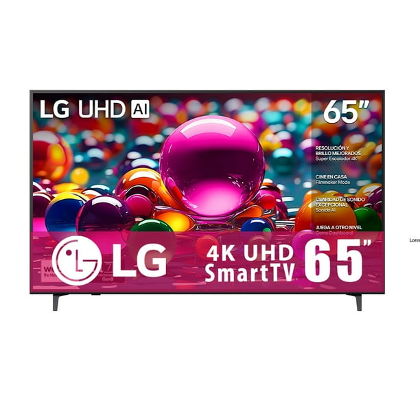TV LG 65 Pulgadas UHD AI UA7510 4K SMART TV 65UA7510 | Bodega Aurrera ...