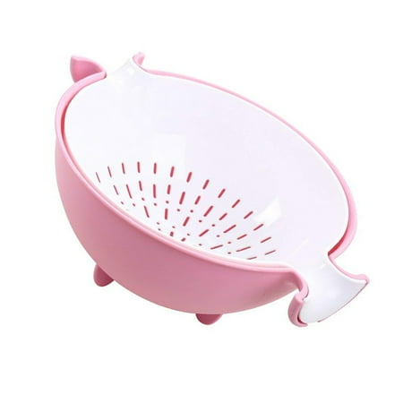 2-in-1 kitchen Strainer/Colander & Bowl Sets, Large Plastic Washing ...
