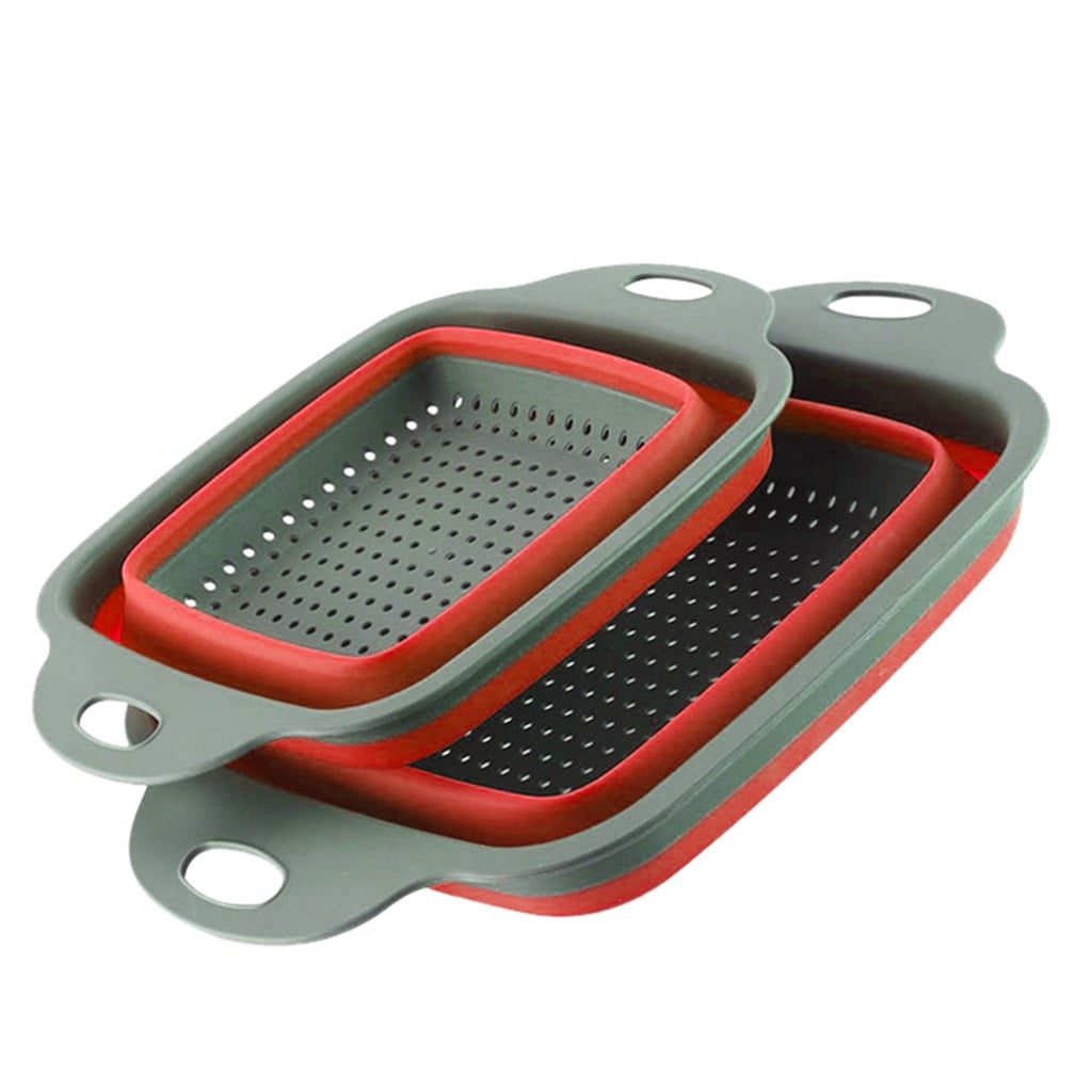 Click here for Czzoypi Strainer (Red)  Colander For Kitchen Folda... prices