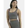 No Boundaries Seamless Cropped Tank Top & Bike Short, Women's - Walmart.com