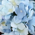 BESTYASH Simulation Blue Artificial Hydrangea Flowers for Wedding ...