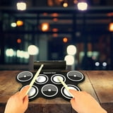 Pyle PTEDRL12 - Electronic Drum Kit - Compact Drumming Machine, Quick ...