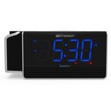 Emerson SmartSet Projection Alarm Clock Radio with USB Charging for ...