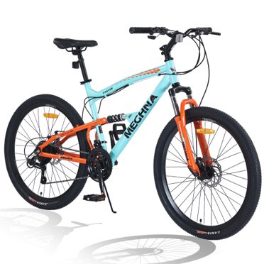 Northwoods Z265 26" Men's Dual Suspension 21 Speed Mountain Bike, Lightweight Alloy Frame ...
