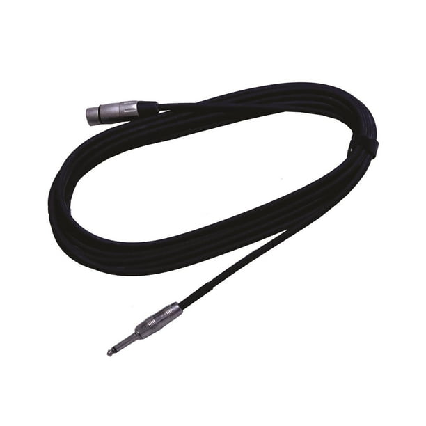 EXTENSION PARA MICROFONO PLUG 6.3 A XLR HEMBRA LARGO 6 METROS ANTROLITE ...