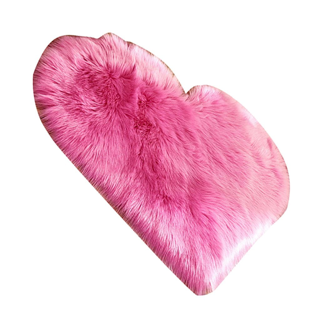 Click here for Becaristey Heart Shaped Anti-Skid Floor Mat Plush... prices