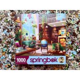 The Library 1000 Piece Puzzle | Springbok - Walmart.com