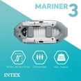 Intex Mariner 3-Person Inflatable Boat Set for Adults, Fishing & River ...