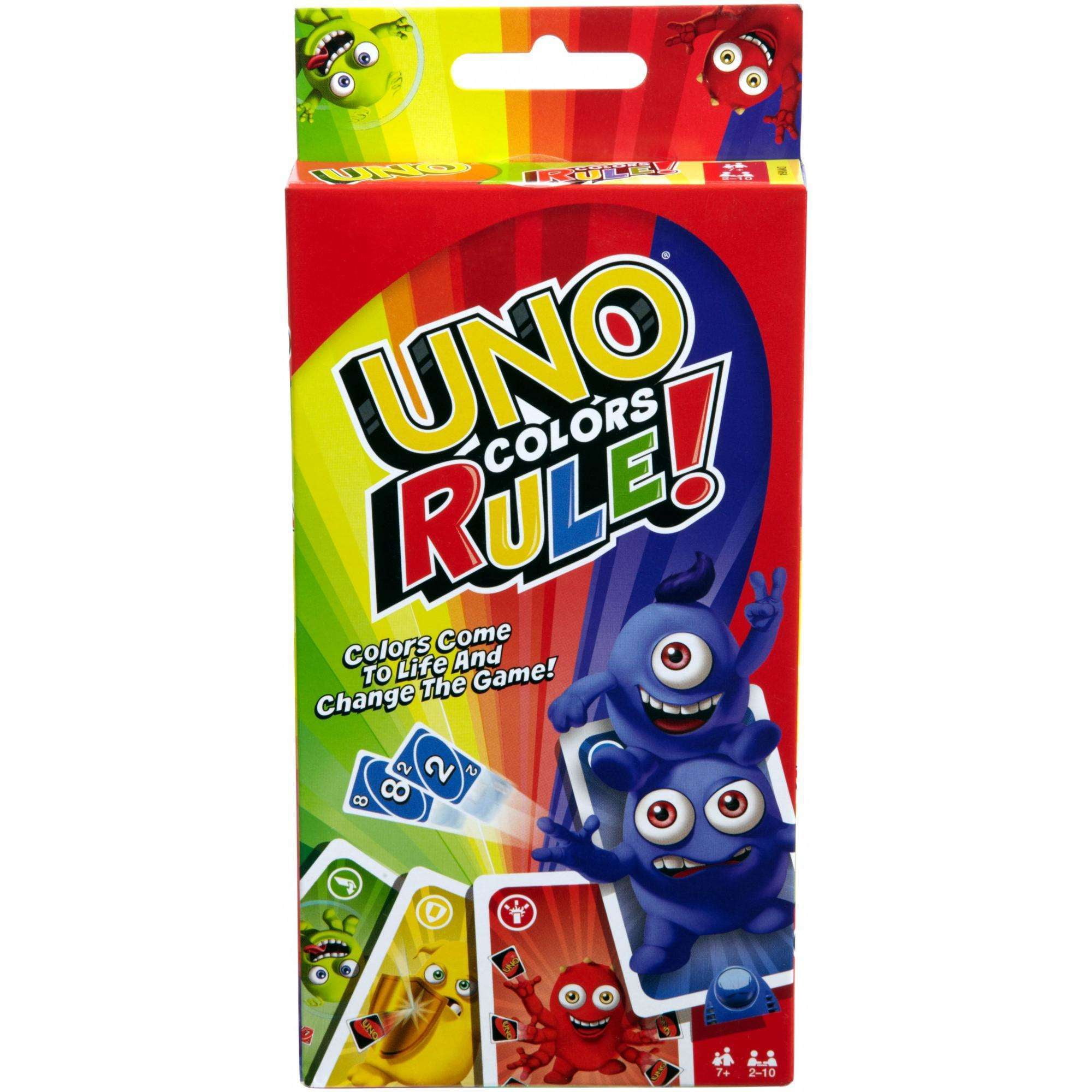 UNO Colors Rule Card Game Walmart Walmart UNO Colors Rule Card Game Walmart Walmart