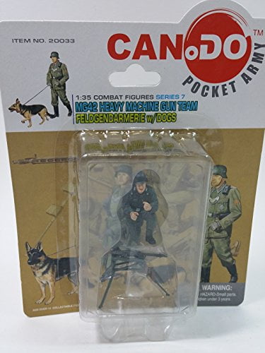 Can.Do/Dragon Pocket Army MG42 Heavy Machine Gun Team w/Dogs 1/35 Scale ...