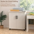 "GDLF Craft Cart, Rolling Cricut Cabinet with Storage, Compatible with ...