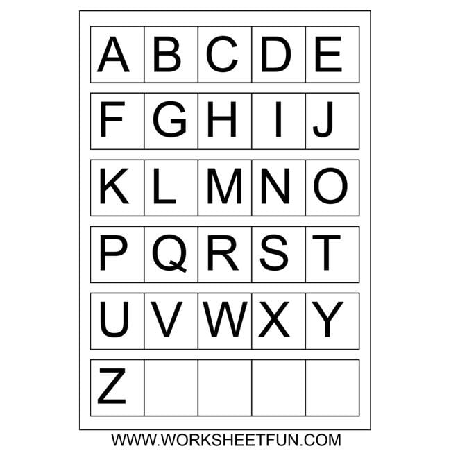Uppercase Alphabet Letters - Walmart.com