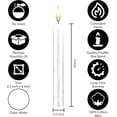 (40 Red Candles) – 4" x 1/2" Premium Mini Taper Candles for Rituals ...