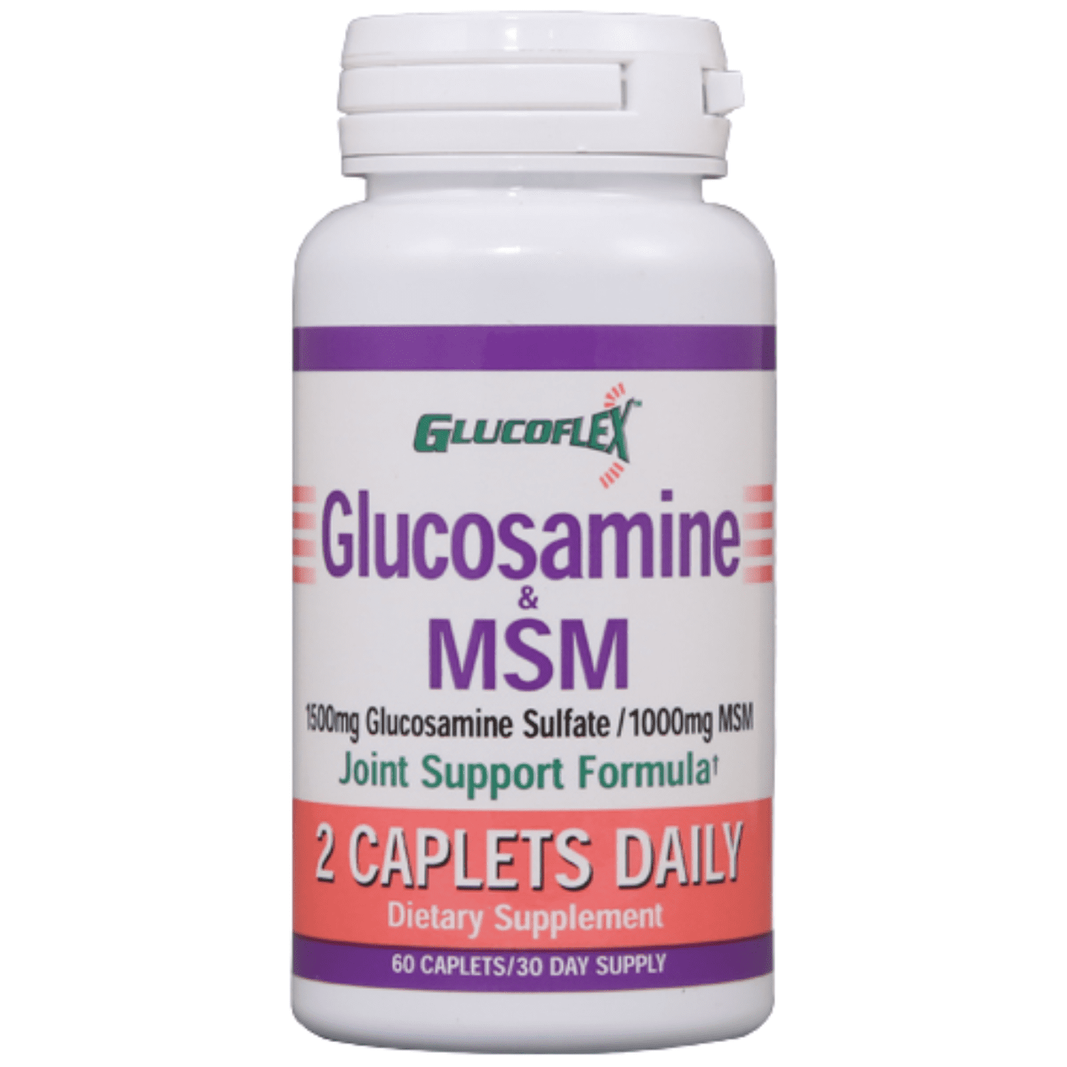 WINDMILL GLUCOSAMINA Y MSM Glucoflex 60 Tabs Articulaciones blanco ...