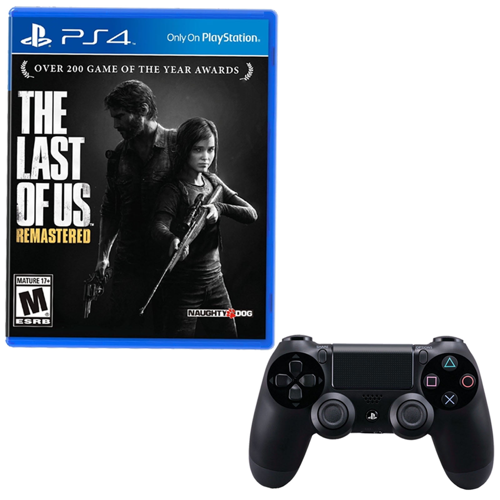 Playstation 4 Dualshock 4 Wireless Controller With The Last Of Us ...