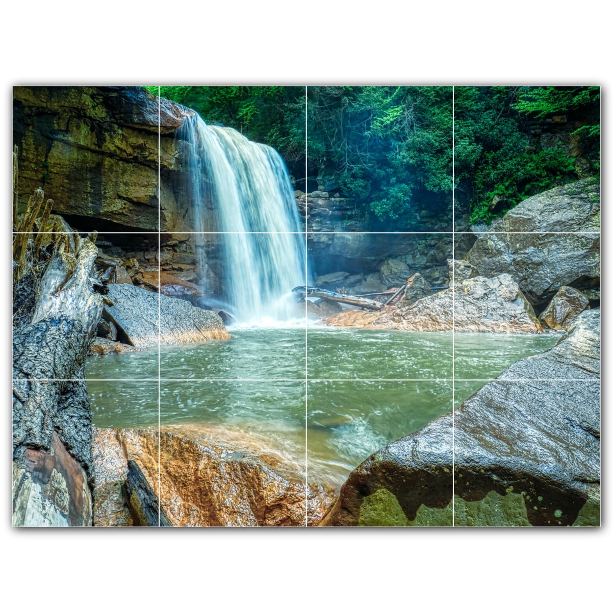 Picture-Tiles.com: Waterfalls Ceramic Tile Wall Mural WAL501139-43S. 17 ...