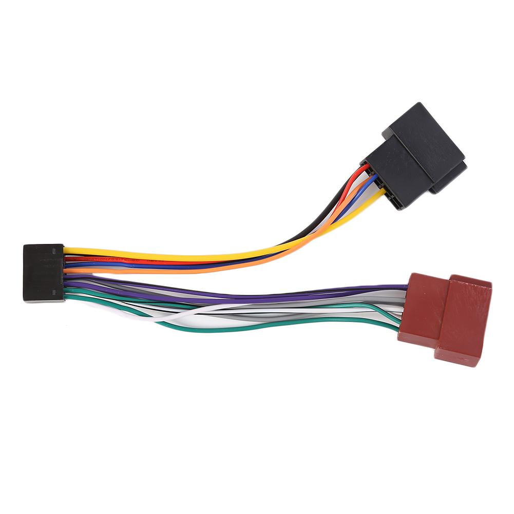 Conector Adaptador Cgtredaw para Car Stereo Loom 16 Pin ISO Cableado ...